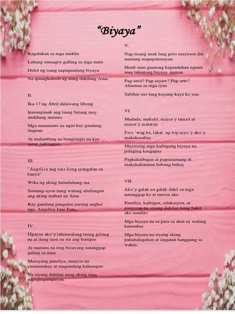 Biyaya | PDF