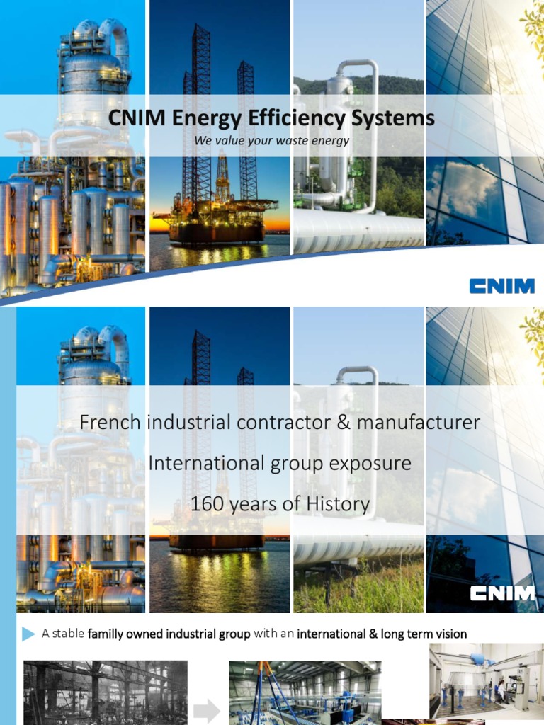 CNIM Energy Efficiency Systems | PDF | Heat Exchanger | Heat Pump