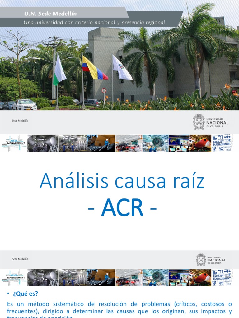 Presentación ACR | PDF | Hora | Ingeniería de confiabilidad