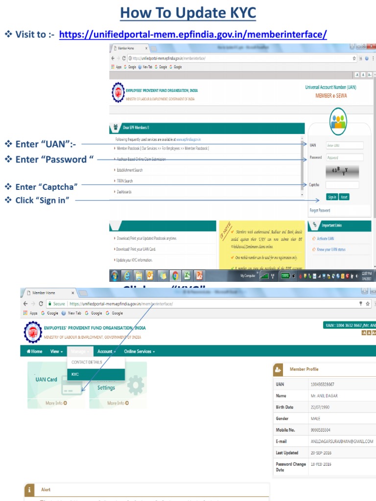 2 How To Update The KYC | PDF