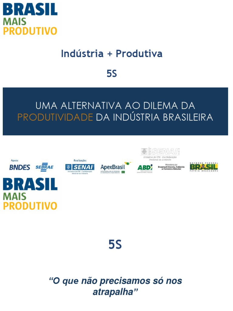 5S Brasil+Produtivo PDF | PDF | Japão | Humano