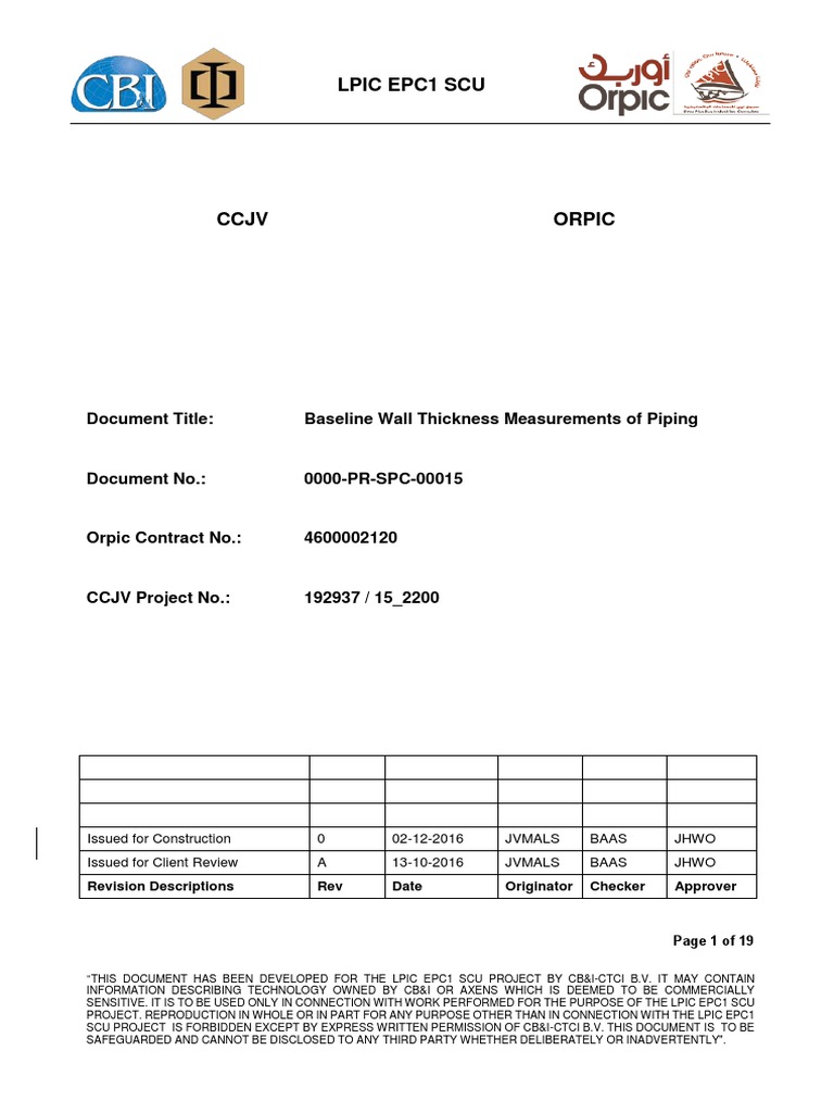 TML Procedure | PDF | Nondestructive Testing | Pipe (Fluid Conveyance)