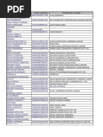 Transport List | PDF | Cargo | Logistics