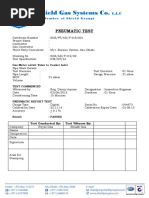 Leak Test Report | PDF | Mechanical Engineering | Business Process