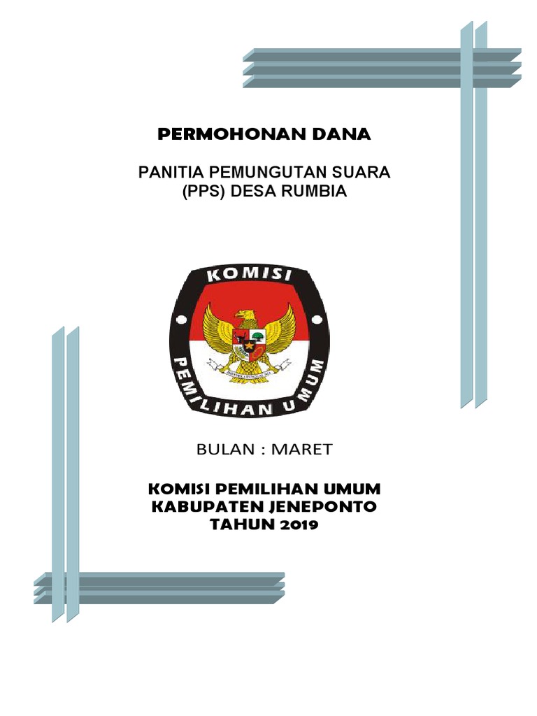 Sampul LPJ PPS Desa Rumbia 2019 | PDF | Politik | Ilmu Sosial