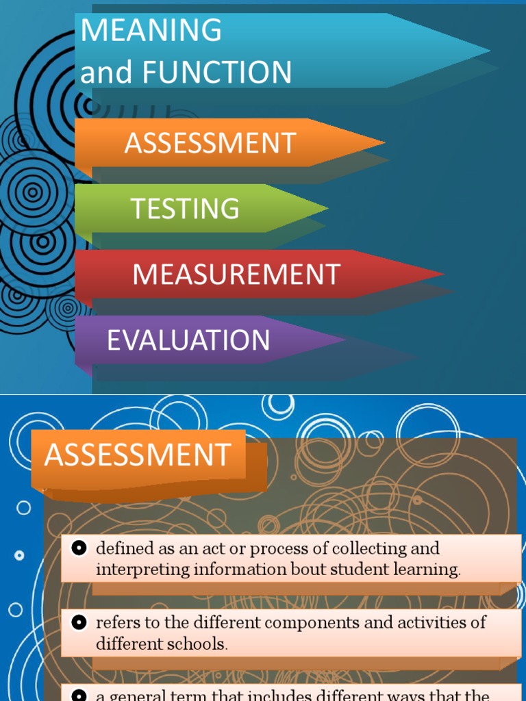 Introduction To Assessment | PDF | Educational Assessment | Test ...
