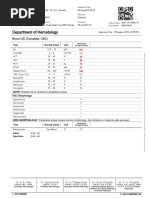 PERIPHERAL BLOOD SMEAR EXAMINATION Test Report Format Example Sample ...