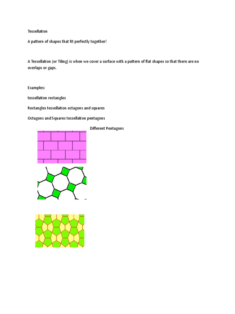 Tessellation | PDF | Linear Programming | Elementary Geometry