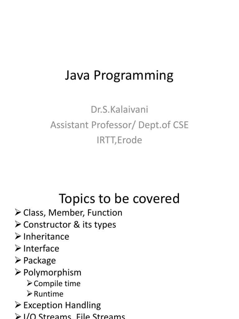 Slide I App Pgm Pdf Method Computer Programming Inheritance Object Oriented Programming