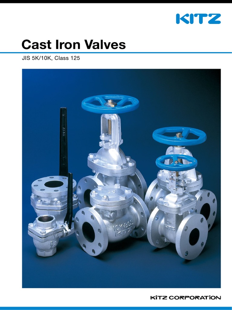 JIS Class 125 Cast Iron Valves Guide | PDF | Valve | Steel