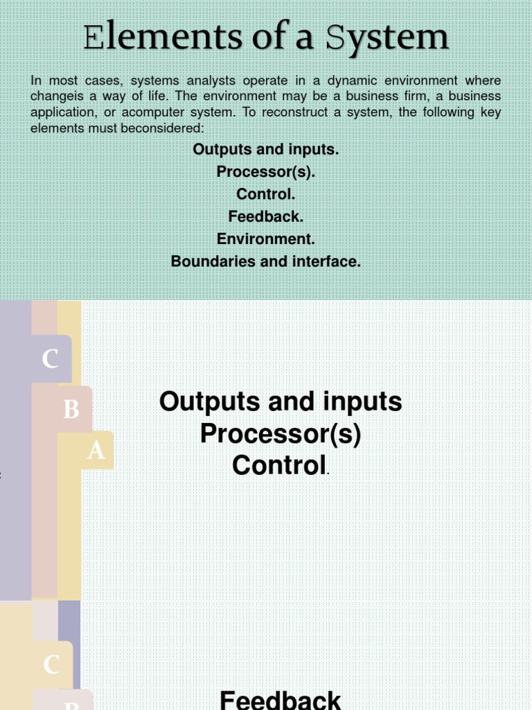 Key Elements of System Analysis | PDF | Business | Computers