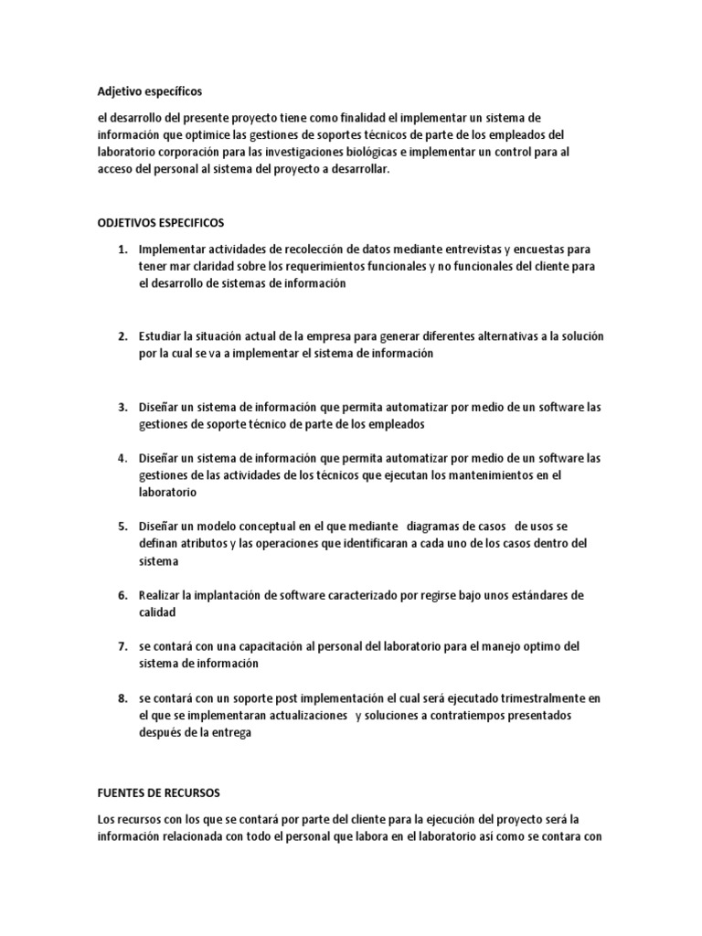 Requerimientos Del Sistema de Informacion | PDF | Bases de datos | Software