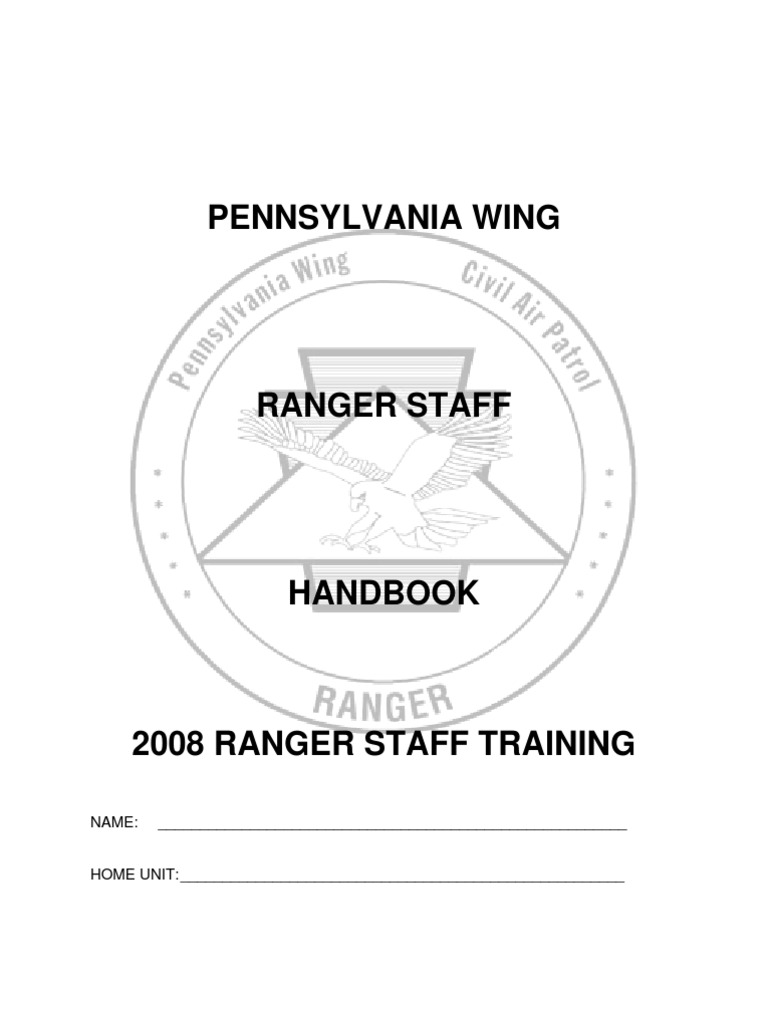 Cadet Ranger Staff Handbook (2008) | PDF | Civil Air Patrol | Clothing