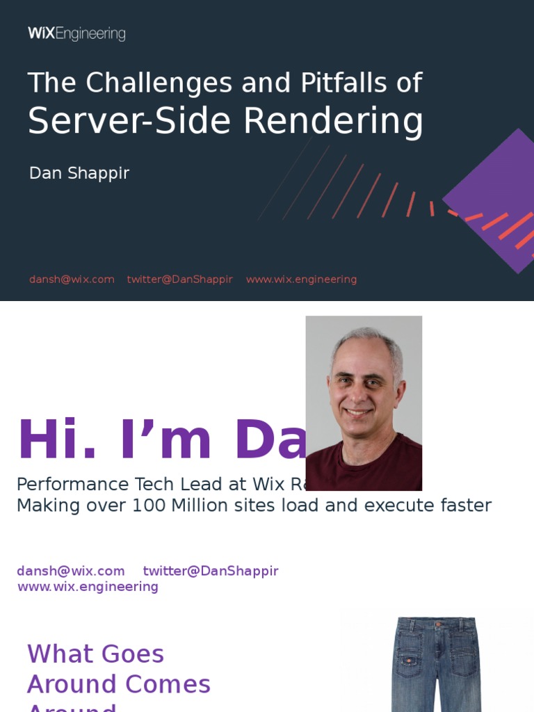 SSR Challenges by Dan Shappir | PDF | J Query | Java Script