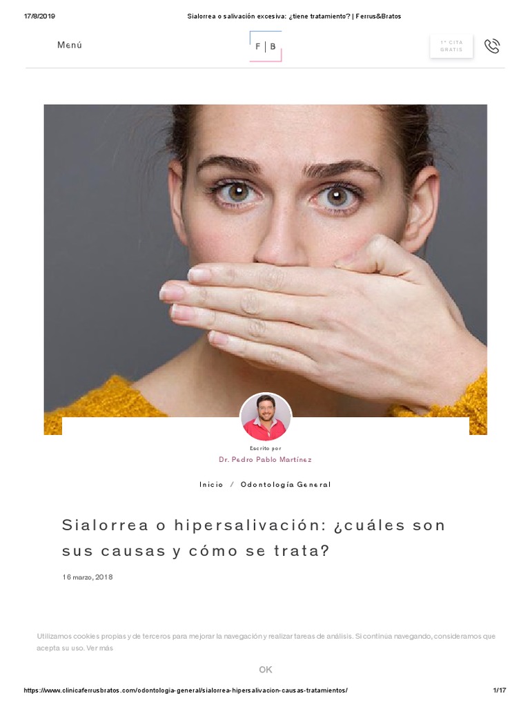 Sialorrea o Salivación Excesiva - ¿Tiene Tratamiento - Ferrus&Bratos ...