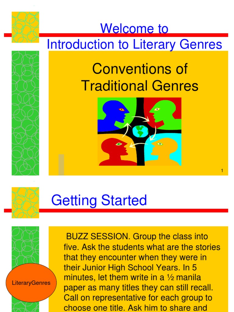 Welcome To Introduction To Literary Genres: Conventions of Traditional ...