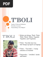 Ang Mga T'boli | PDF
