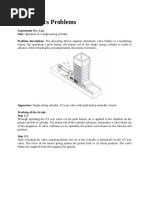 Pneumatic Circuit Design by Cascade Method | PDF | Piston | Machines