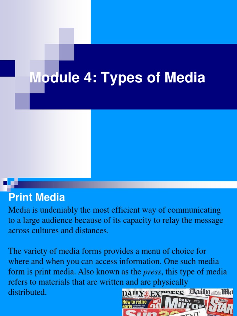 Overview of Media Types and Convergence | PDF | Technological ...