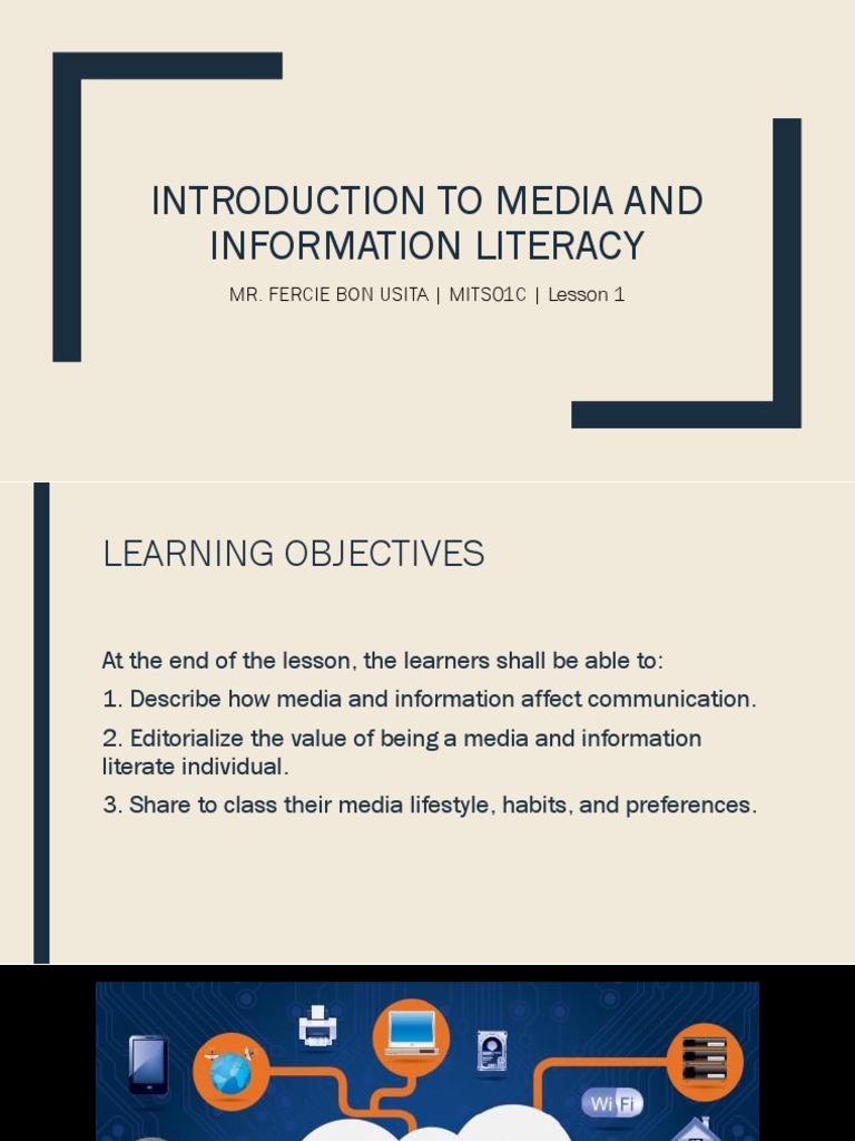 Introduction To Media and Information Literacy | PDF | Information ...