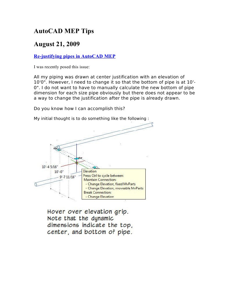 Autocad Mep Tips | PDF