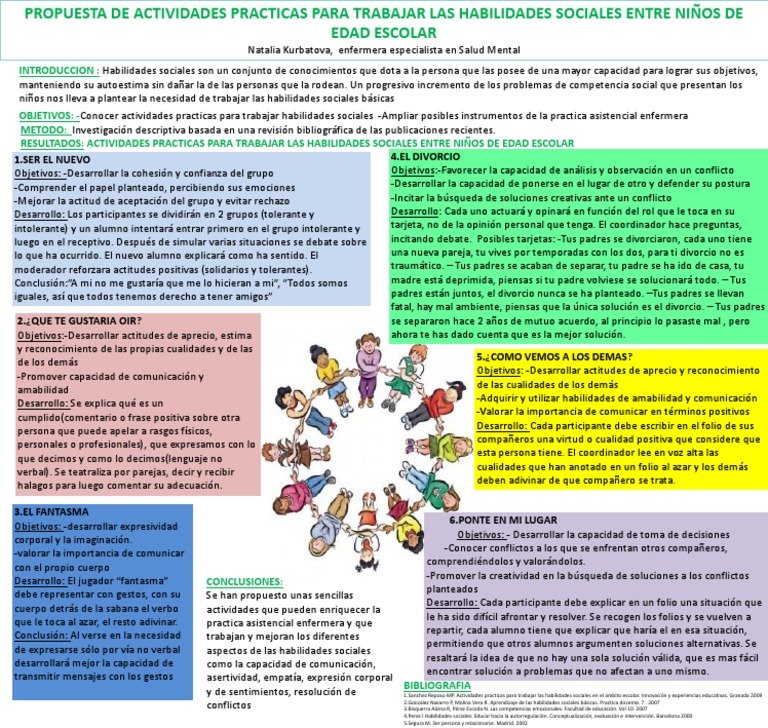 Hojas De Trabajo Para Resolver Problemas De Habilidades Sociales