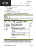 Maybank Credit Card Dispute Form | PDF