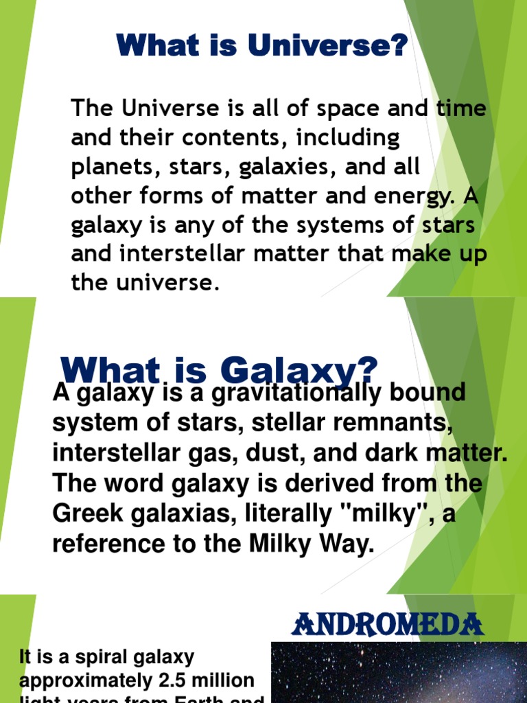 What Is Universe? | Download Free PDF | Galaxy | Milky Way
