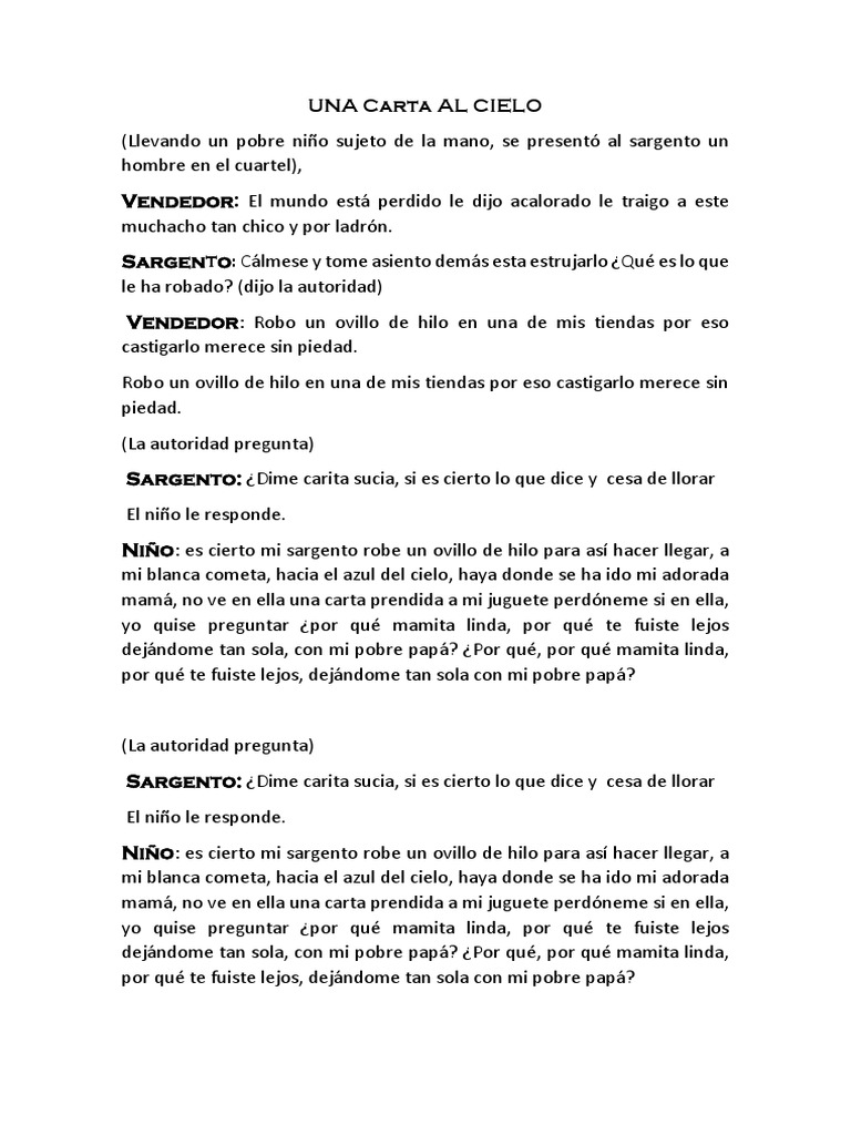 Una Carta Al Cielo 2019 Pdf