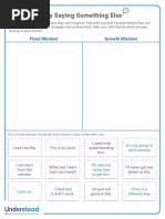 Growth Mindset Test | PDF | Mindset | Psychological Concepts