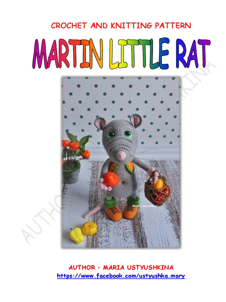 Amigurumi Raton | PDF | Crochet | Knitting
