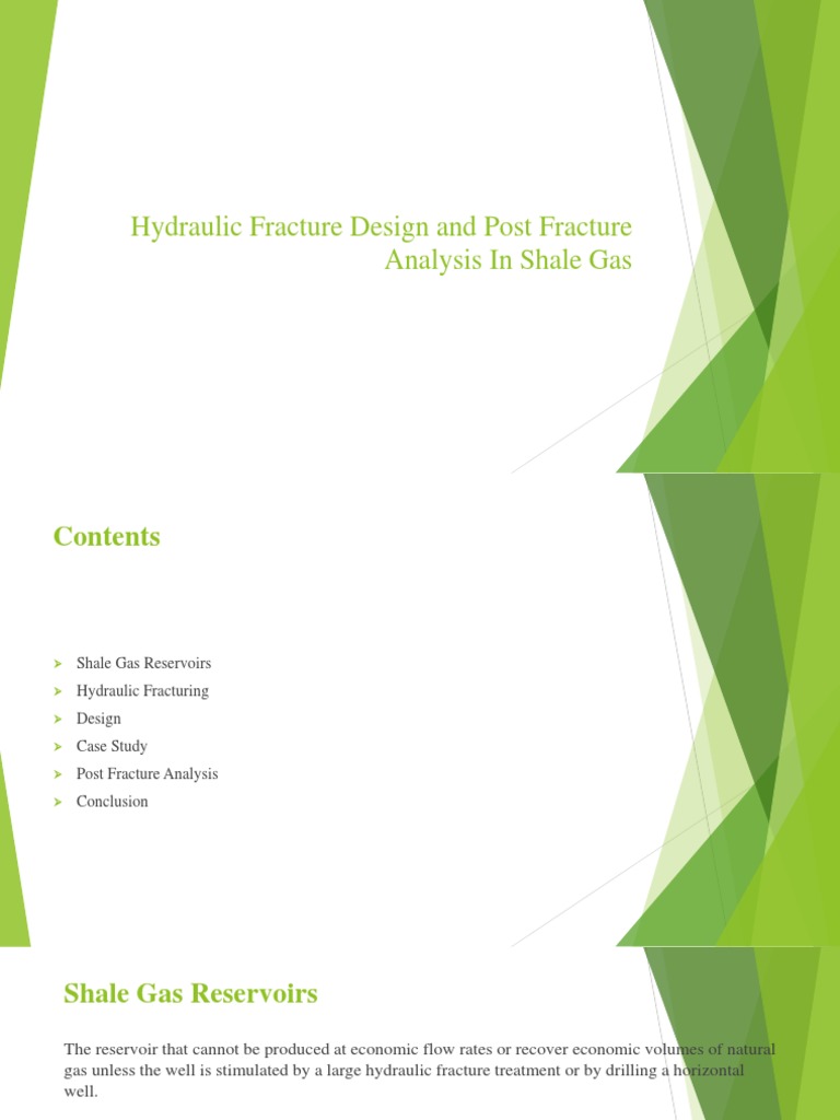 Hydraulic Fracture Design and Post Fracture Analysis in | PDF | Hydraulic Fracturing | Petroleum ...
