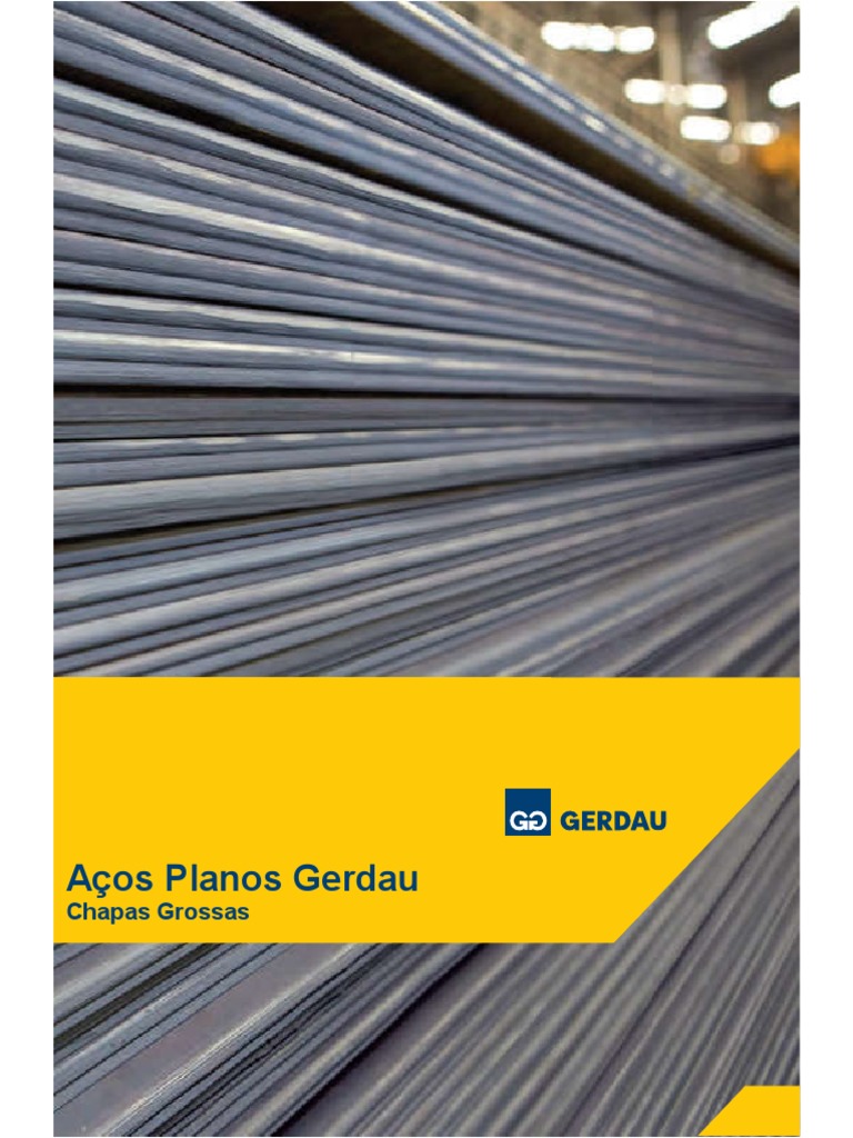Catalogo Chapa Grossa Gerdau | PDF | Aço | Temperatura
