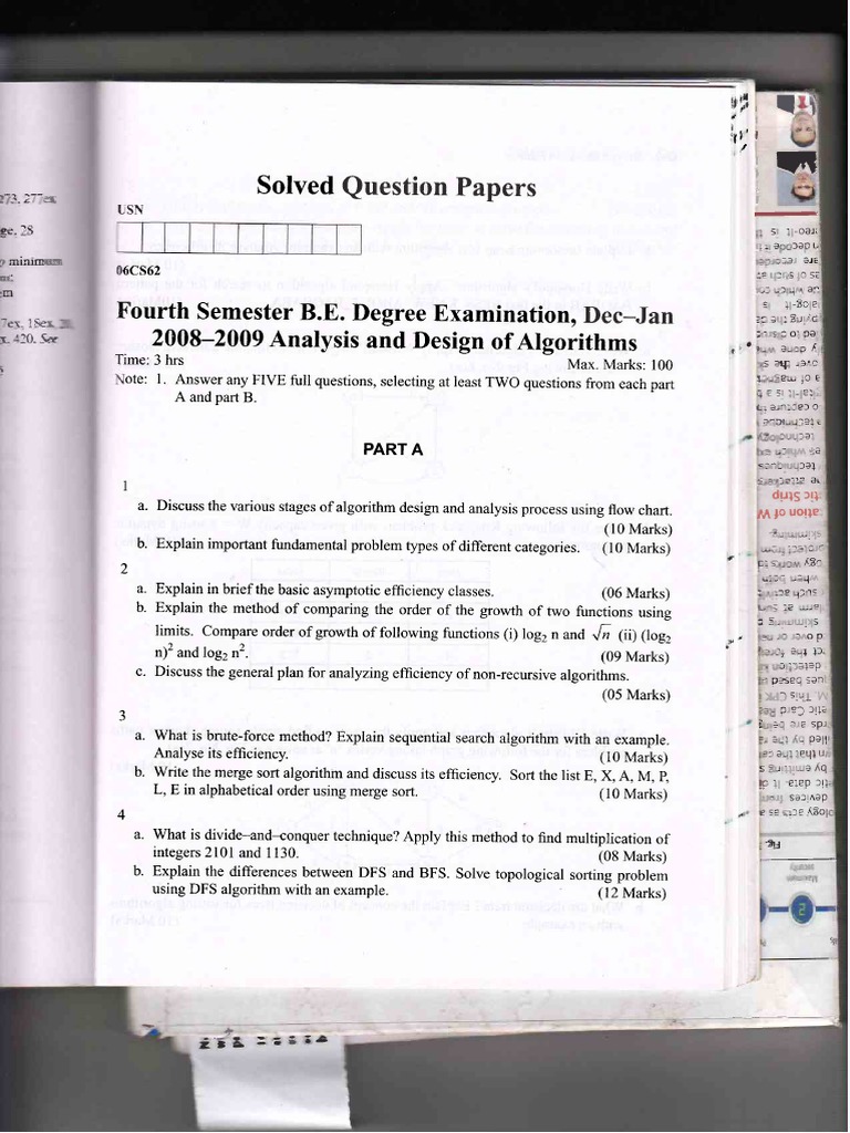 QP VTU With Ans 1A PDF | PDF | Algorithms | Discrete Mathematics QP VTU With Ans 1A PDF | PDF | Algorithms | Discrete Mathematics