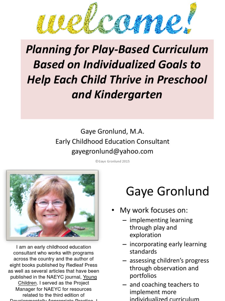 #2 Planning Play-Based Handouts PDF | Download Free PDF | Preschool ...