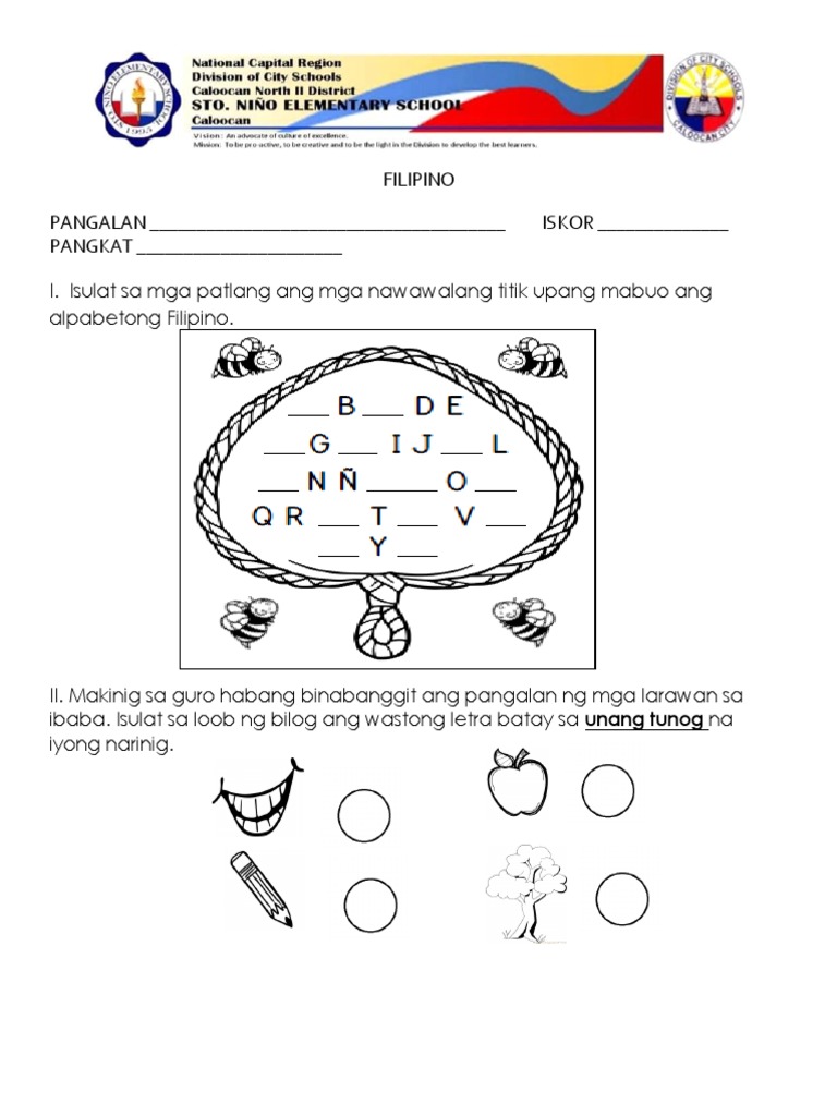 Filipino Exam | PDF