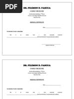 Bi 811 (Medical Report Form) | PDF