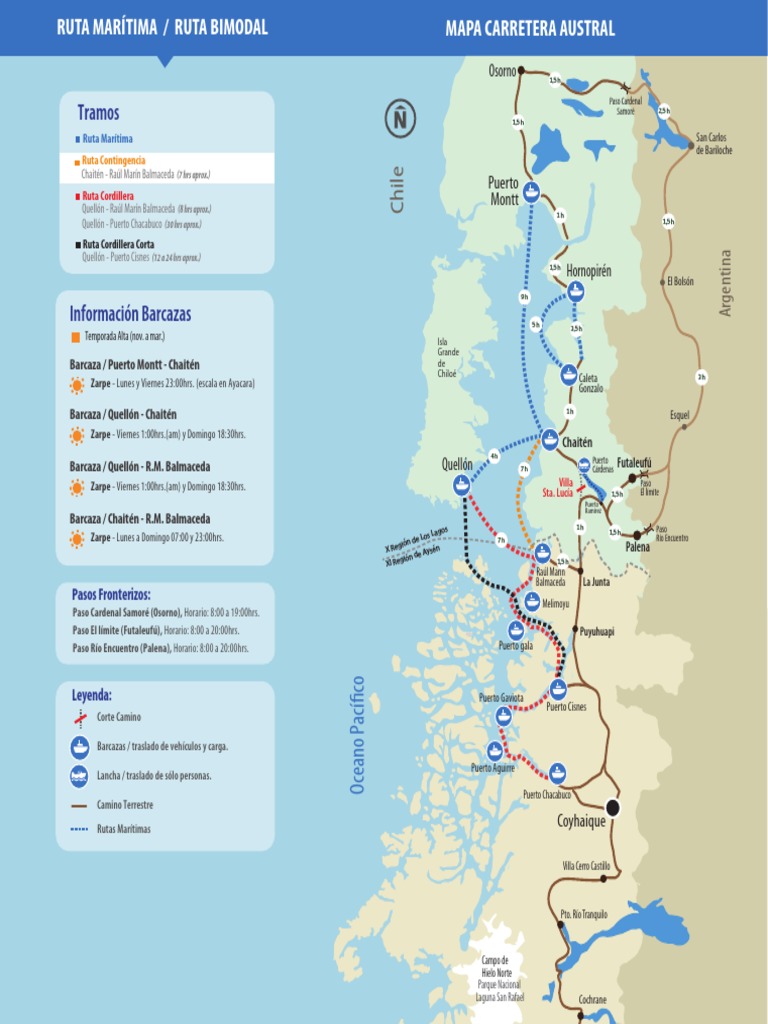 Mapa Carretera Austral | Naturaleza