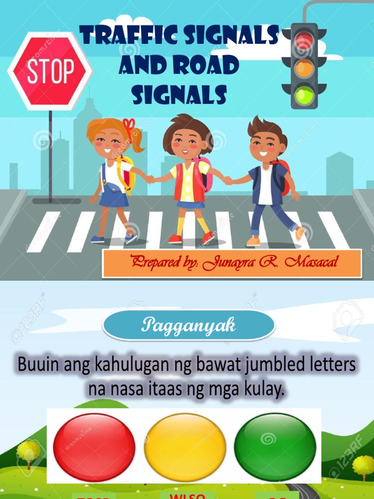 Traffic Signals and Road Signals | PDF