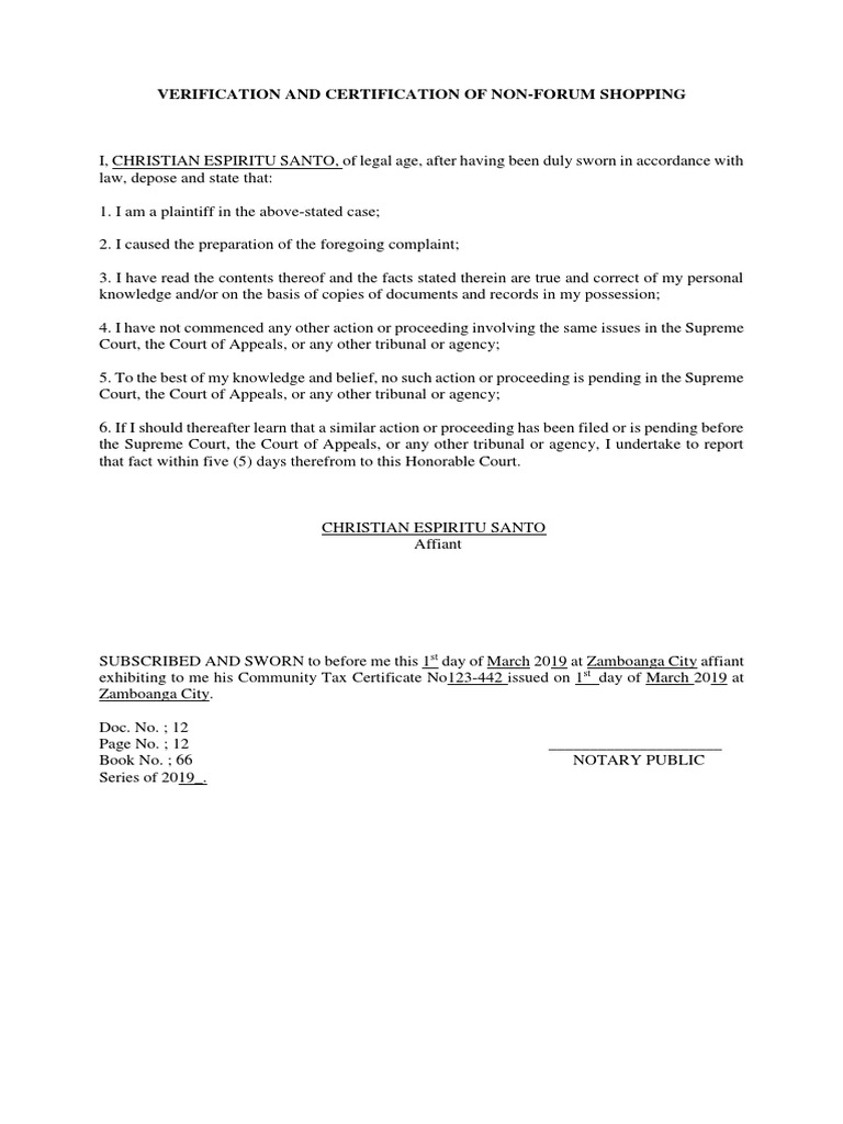 Verification and Certification of Non | PDF