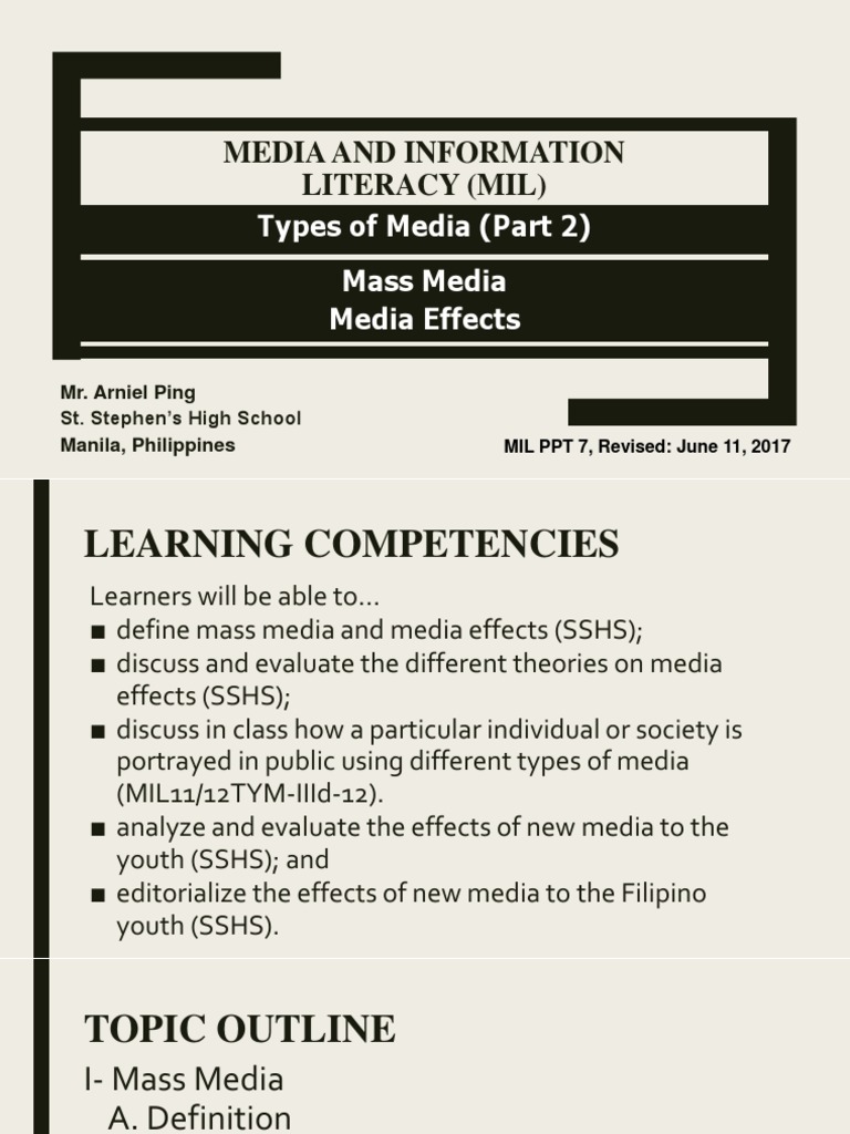 Mass Media and Media Effects | PDF | Mass Media | Propaganda