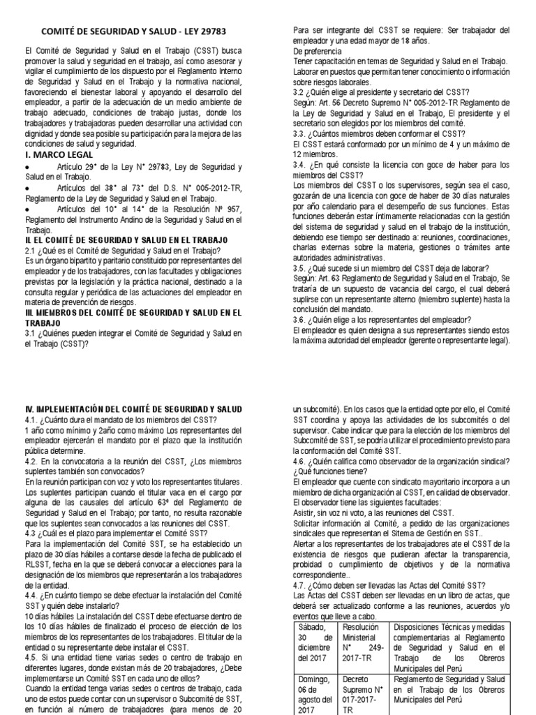 CSST | PDF | Regulación | Seguridad y salud ocupacional