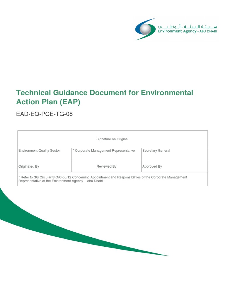 TGD For EAP | Download Free PDF | Environmental Monitoring ...