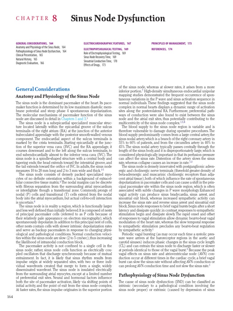 Sinus Node Dysfunction | Download Free PDF | Electrocardiography ...