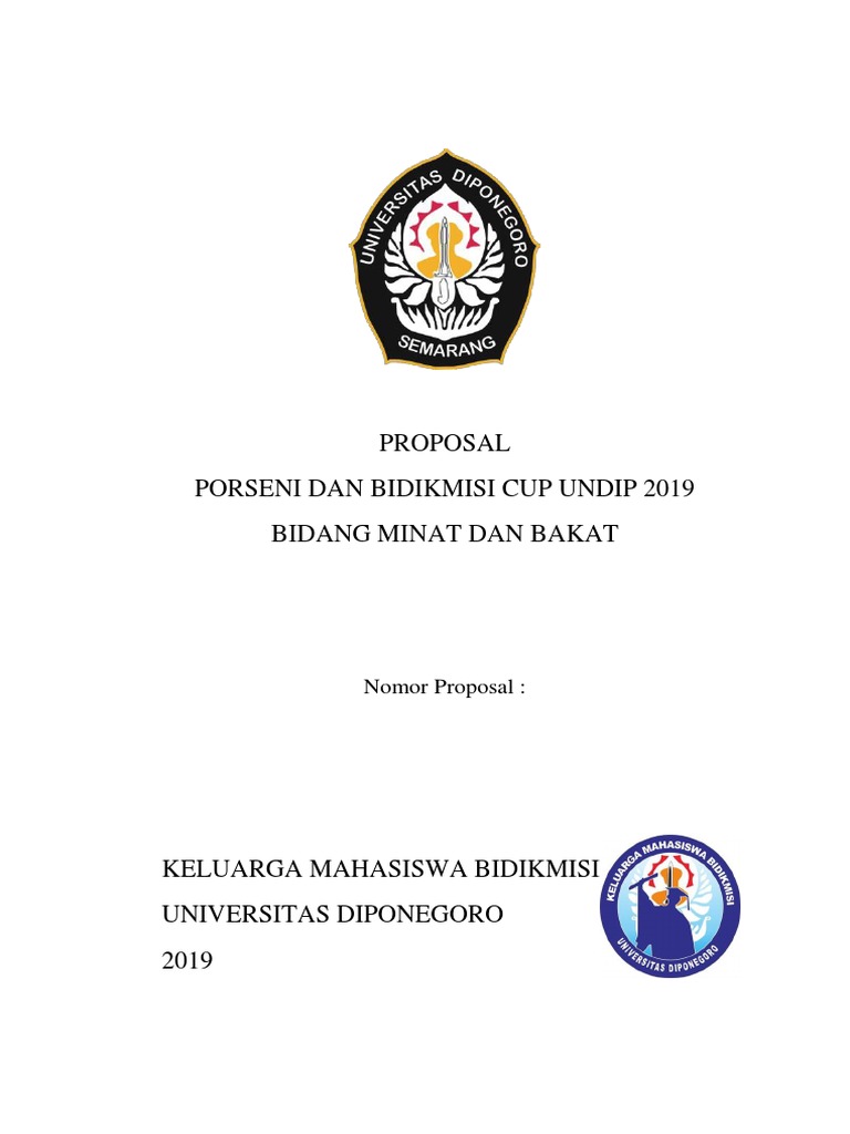 Proposal Porseni BM Cup 2019 | PDF