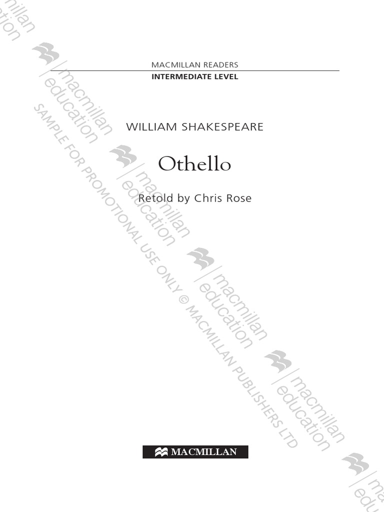 Retelling Shakespeare's Classic: An Abridged Summary of Othello Act 1 ...