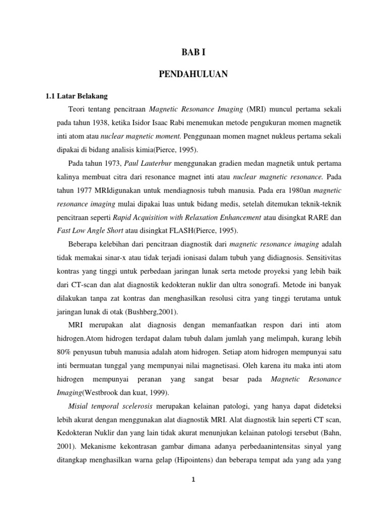 Makalah MRI | PDF