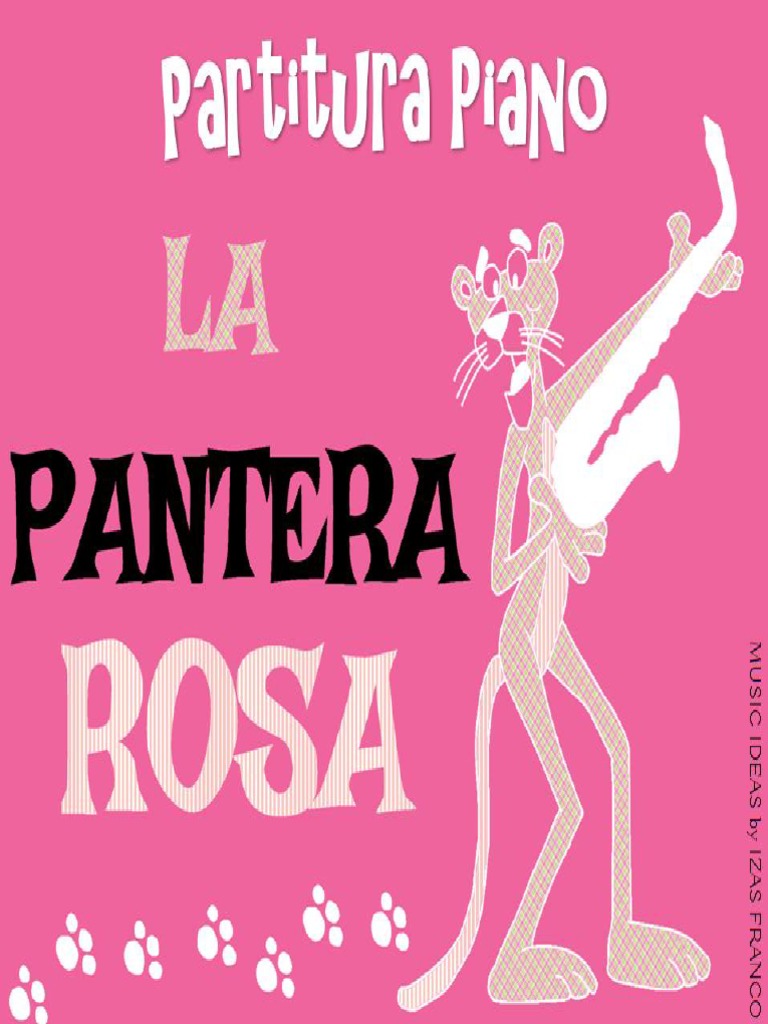 PARTITURA PIANO La Pantera Rosa PDF | PDF