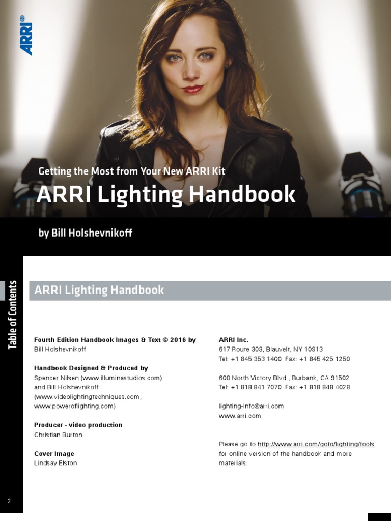 ARRI Lighting Handbook English | PDF | Lighting | Shadow