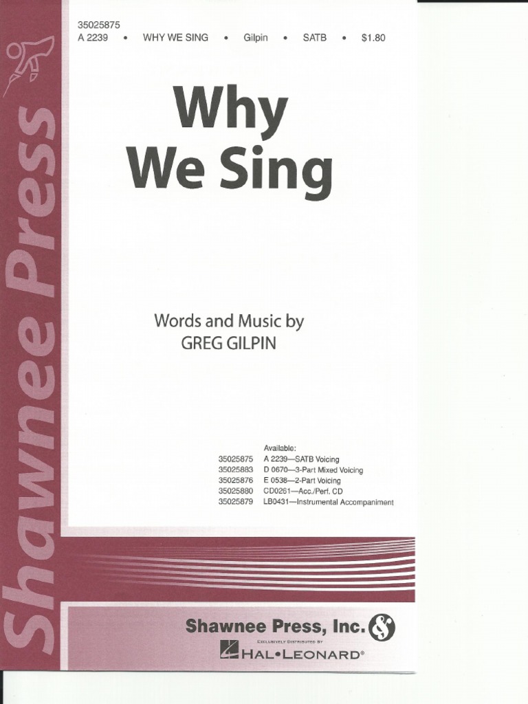 Why We Sing Pdf Pdf